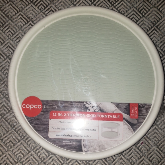 Copco | Kitchen | Copco Basics 2 Inch 2 Tier Non Skid Turntable | Poshmark